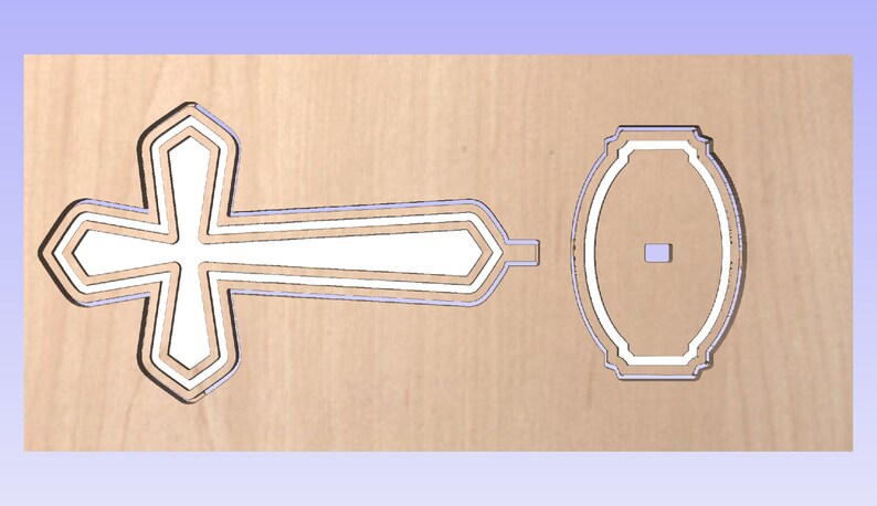3 Crosses With Base Plus Bonus Cross Vcarve Pro, Vcarve Desktop, Crv ...