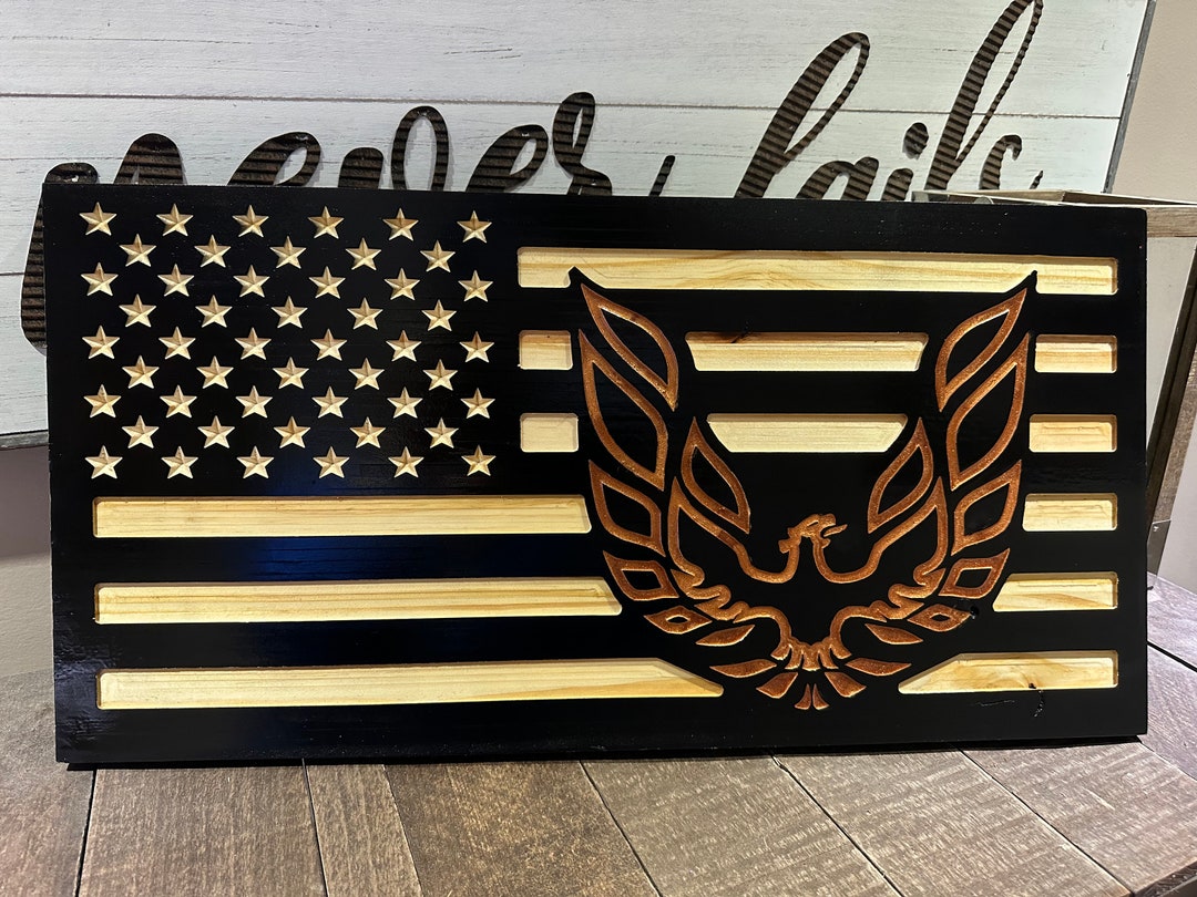 Pontiac Firebird Flag Vcarve Pro, Vcarve Desktop, Crv, Svg, Dxf, Pdf ...