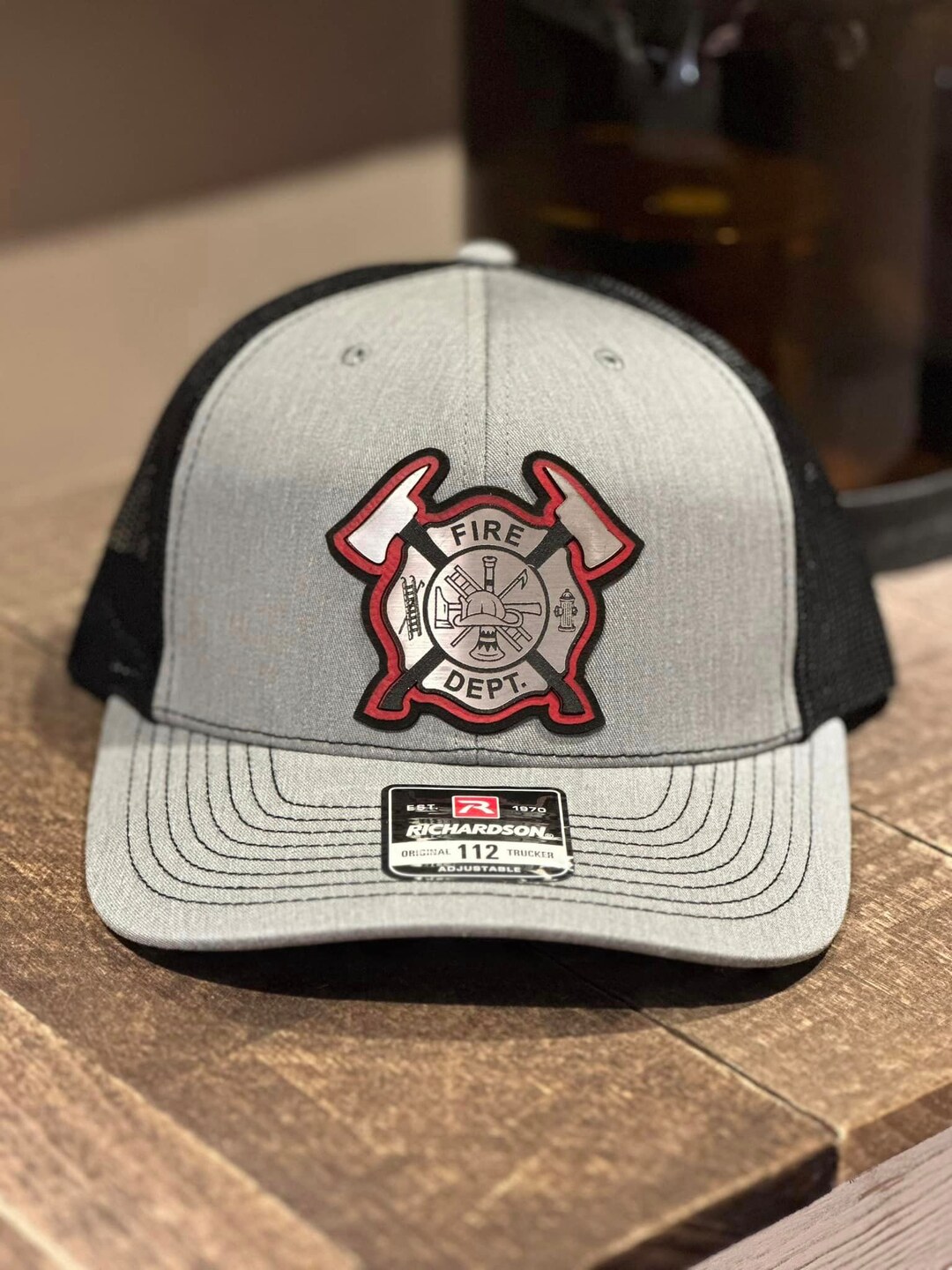 Firefighter Layered With Acrylic Richardson 112 OSFM HAT - Etsy