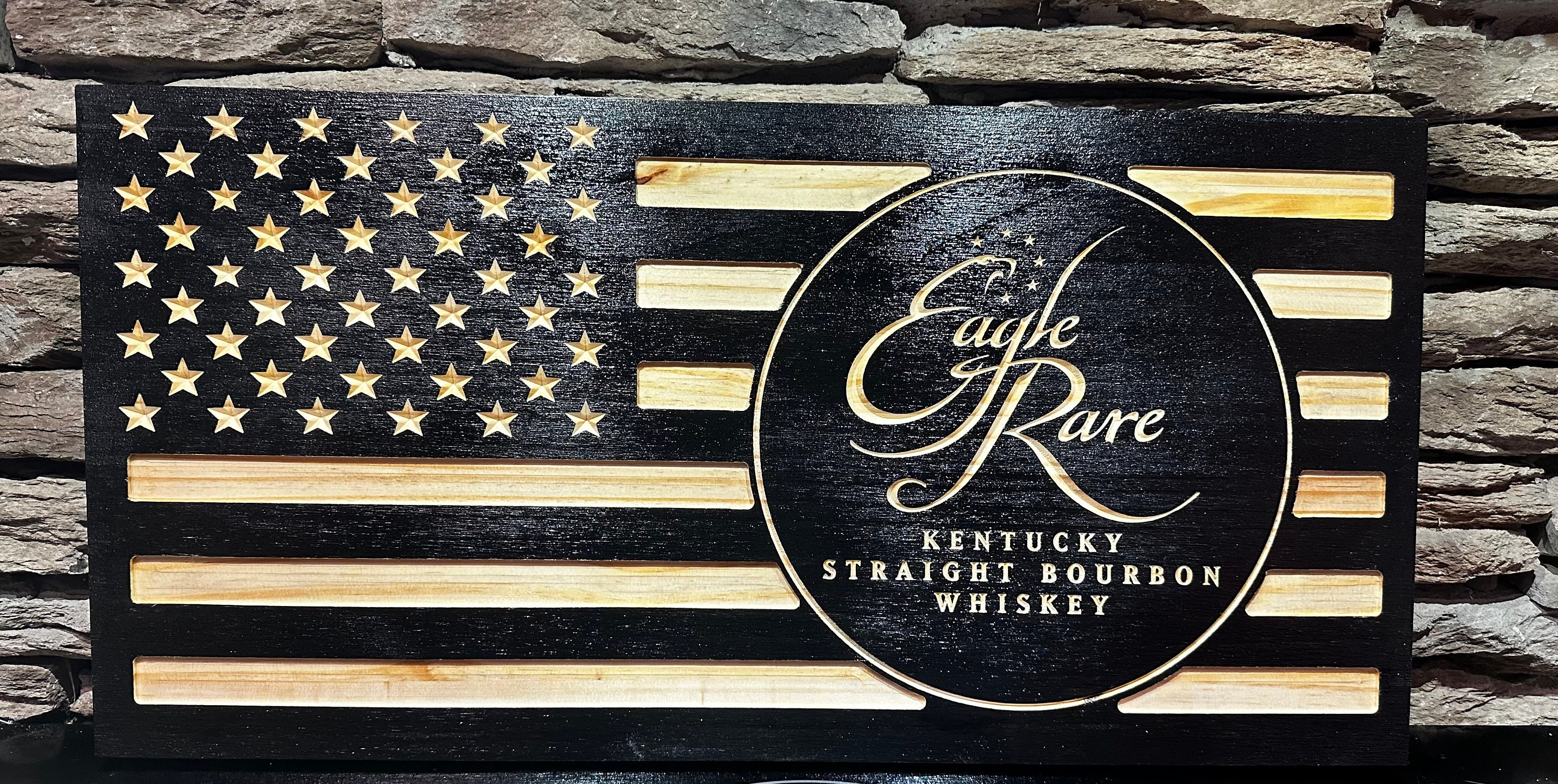 Eagle Rare Bourbon Flag Vcarve Pro, Vcarve Desktop, Crv, Svg, Dxf, Pdf ...