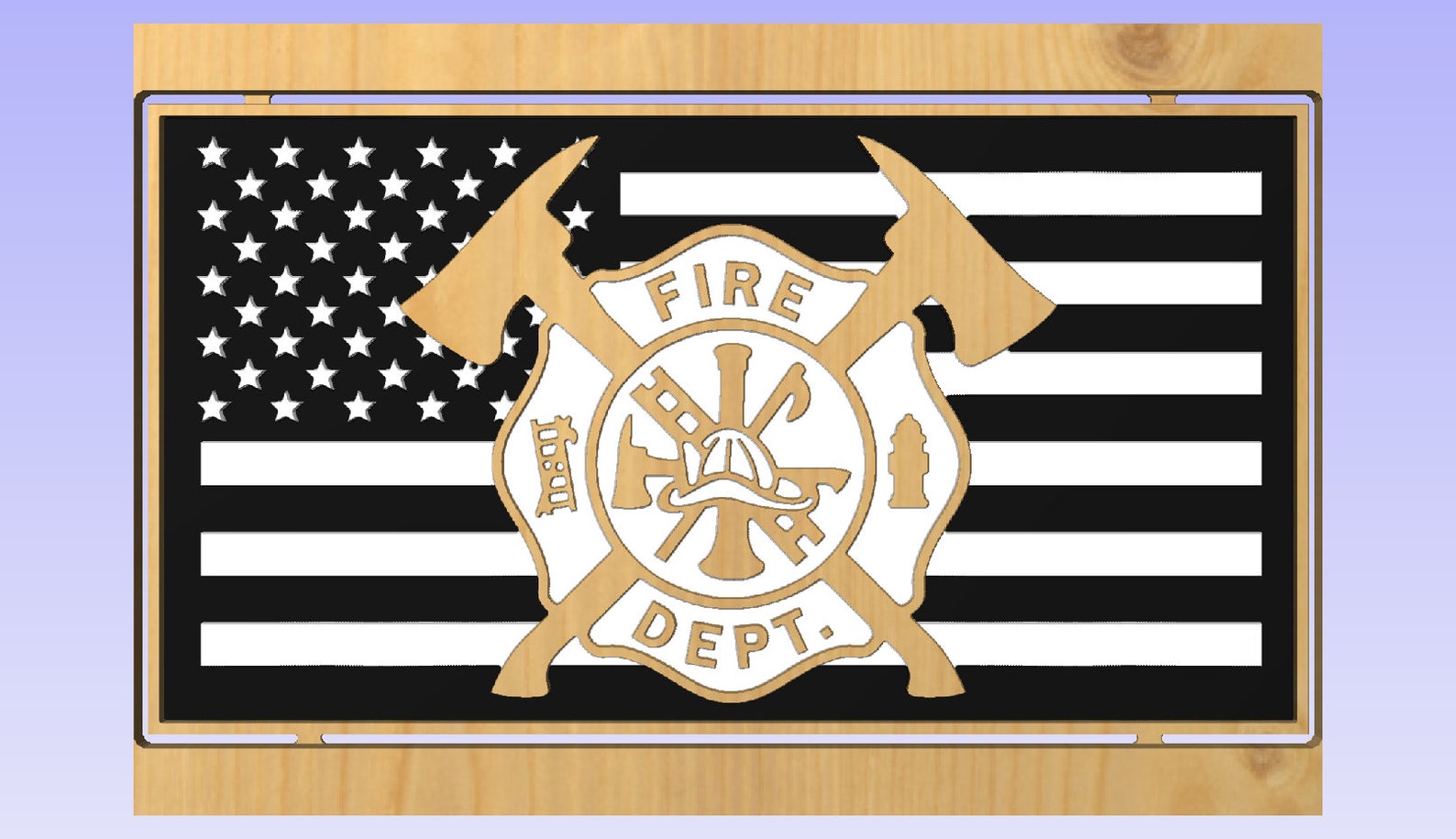 Fire Maltese Cross Firefighter Axe 2 Vcarve Pro, Vcarve Desktop, Crv ...