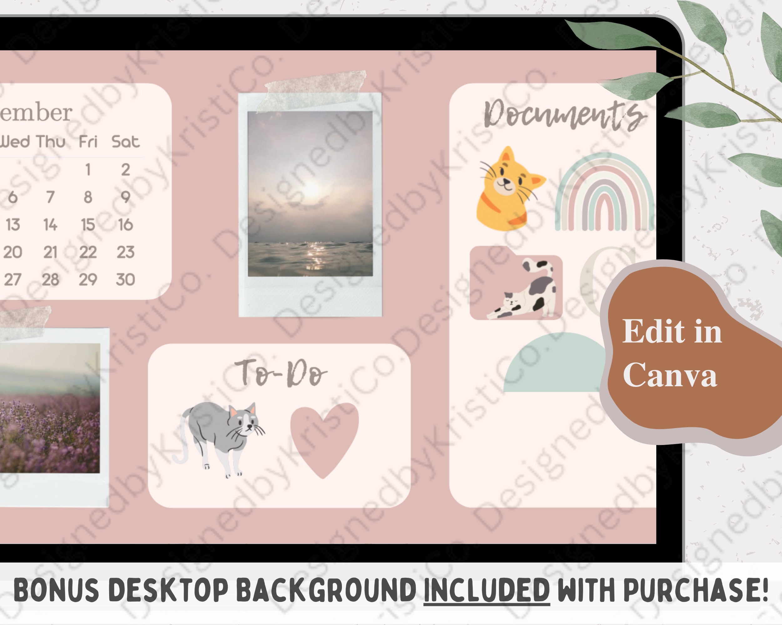 CATS Desktop Folder Icons + BONUS Wallpaper, Mac + Windows Folder Icons ...