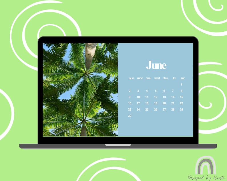 June Desktop Backgrounds | Digital Download | 1920x1090x | Summer ...