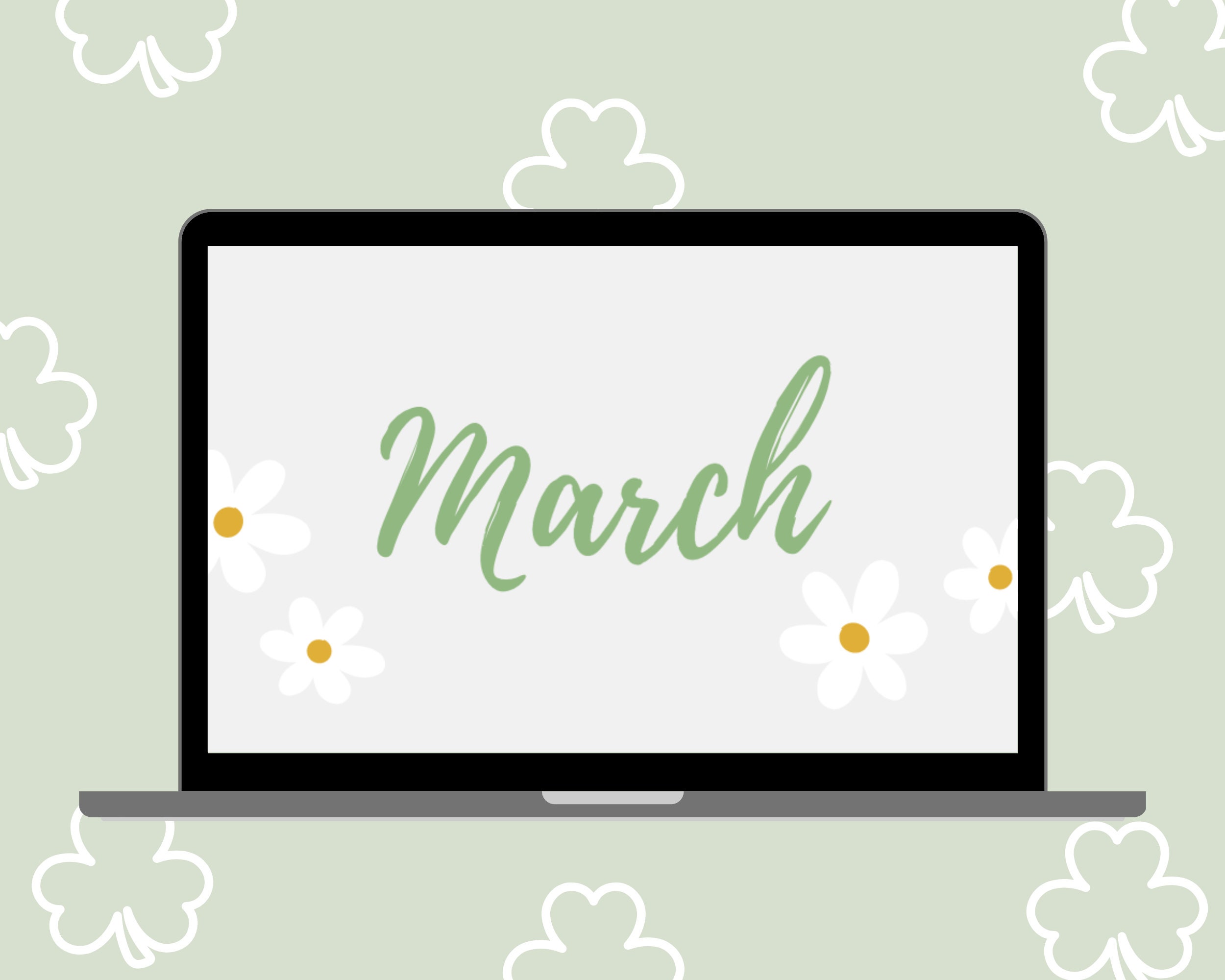 March Desktop Backgrounds | Digital Download | 1920x1090x | St Patricks ...