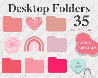 DOGS Desktop Folder Icons + BONUS Wallpaper, Mac + Windows Folder Icons ...