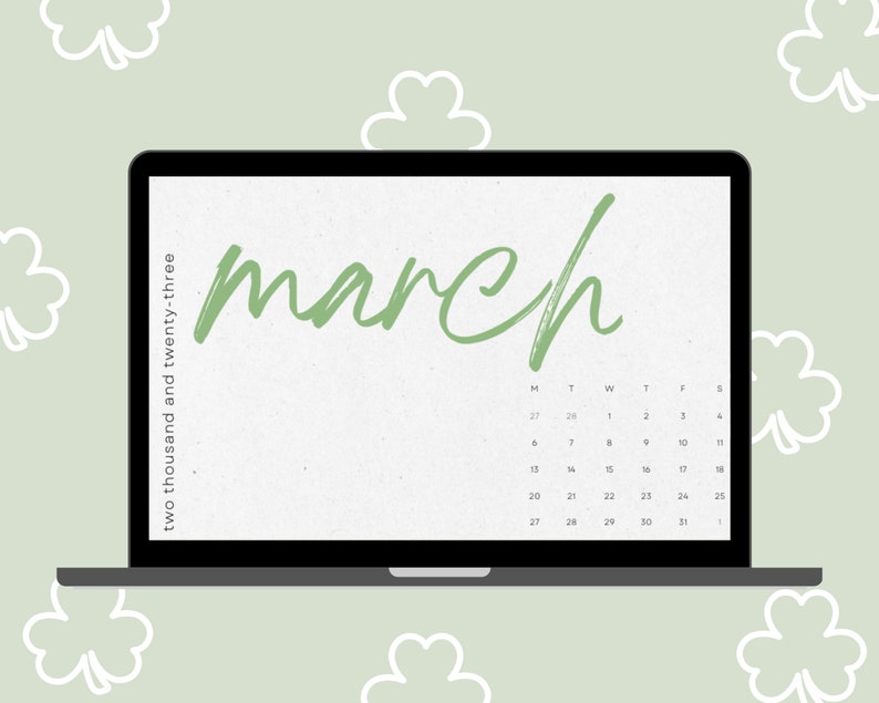 March Desktop Backgrounds Digital Download 1920x1090x St - Etsy