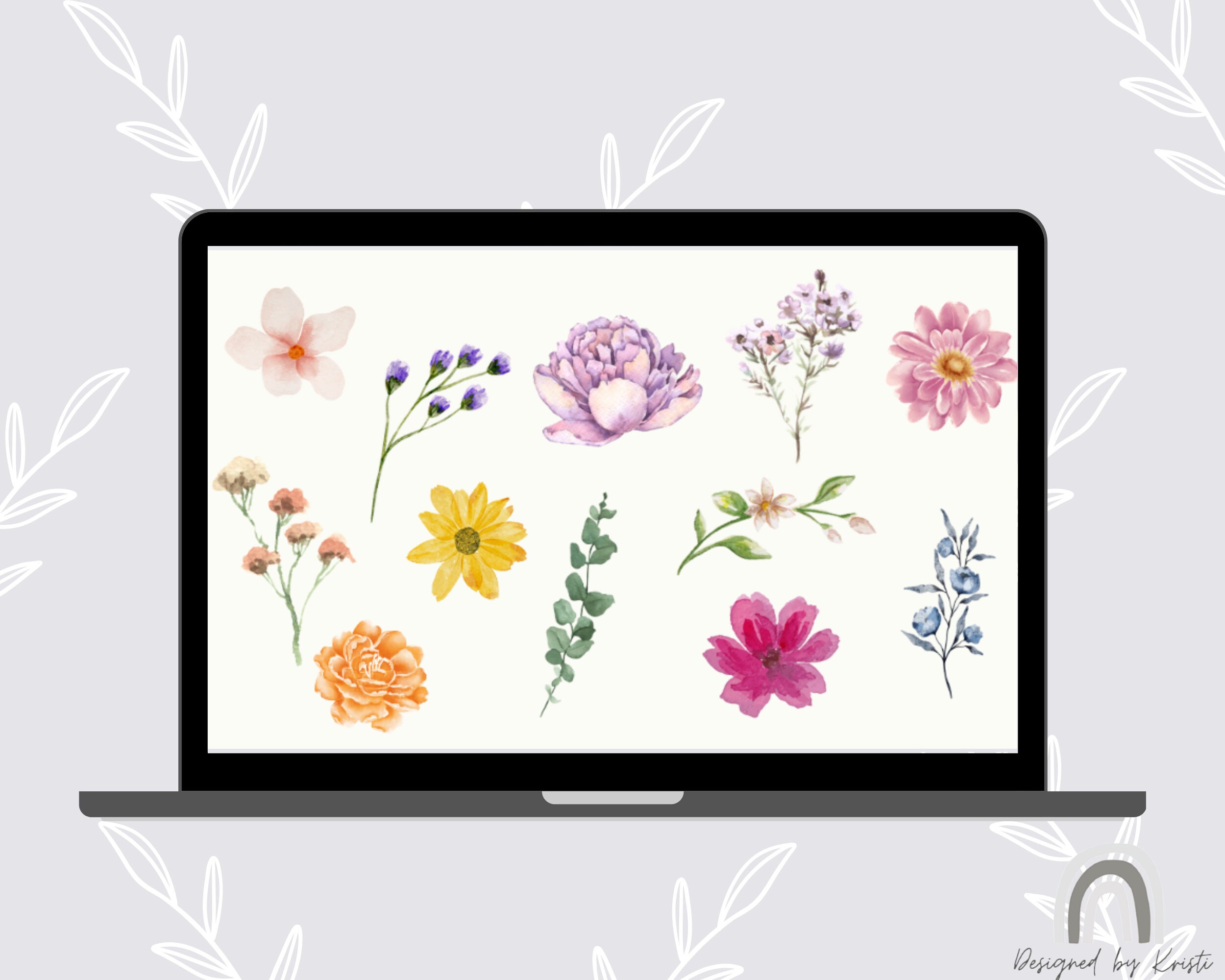 April Desktop Backgrounds | Digital Download | 1920x1090x | Spring ...