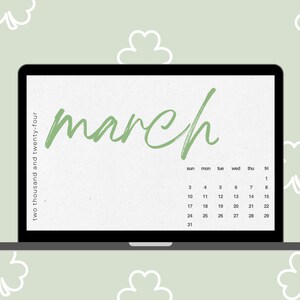 March Desktop Backgrounds Digital Download 1920x1090x St Patricks Day ...