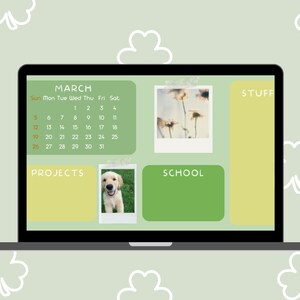 March Desktop Backgrounds Digital Download 1920x1090x St Patricks Day ...