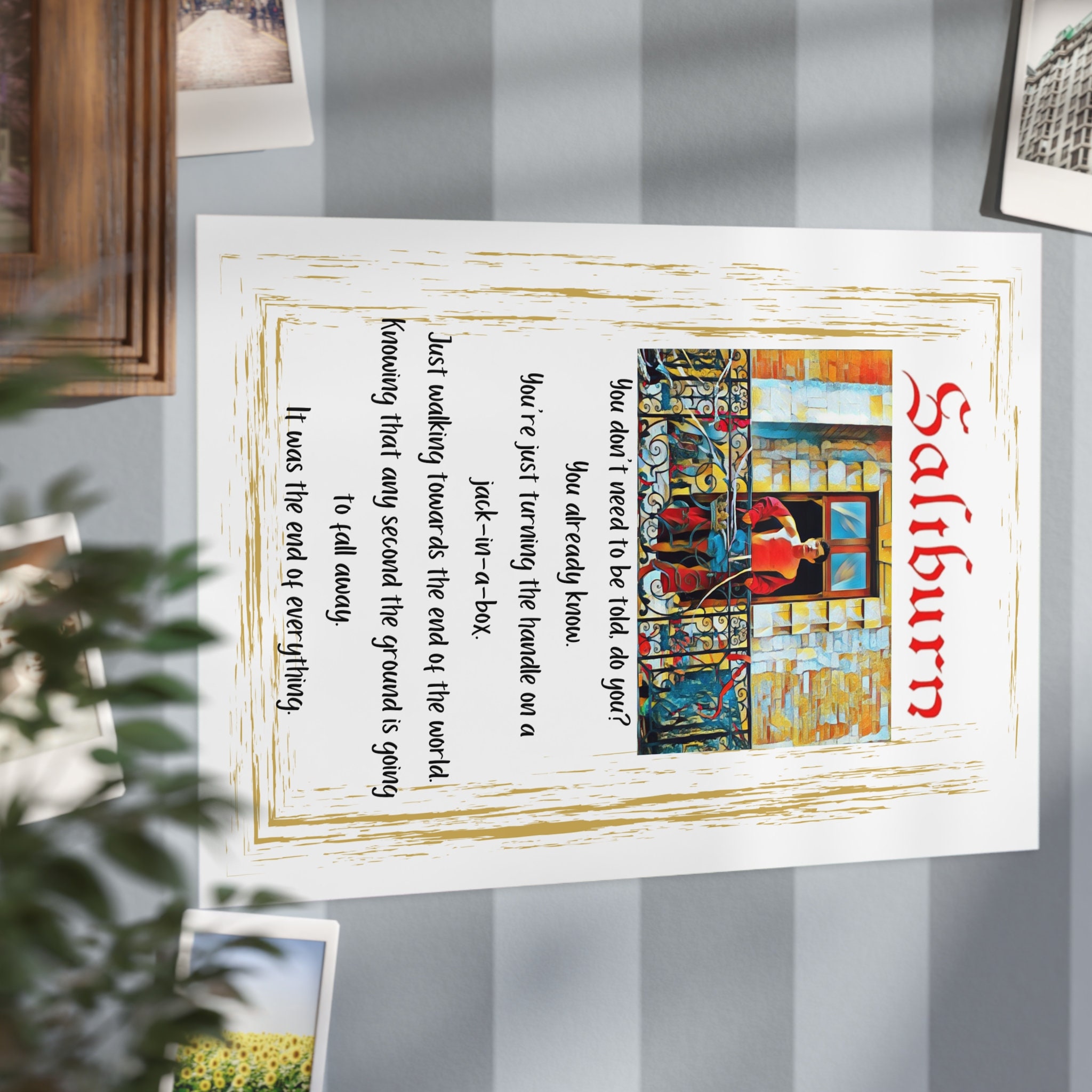 Saltburn, Saltburn Poster, Saltburn Print, Saltburn Movie, Barry ...