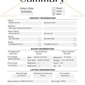 Summary Bundle for Real Estate | Marketing for Realtors | Canva ...