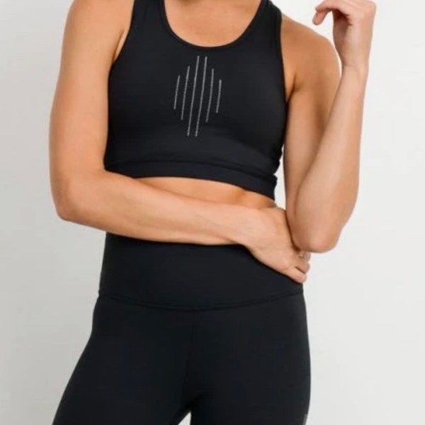 Rhinestone Sports Bra - Etsy