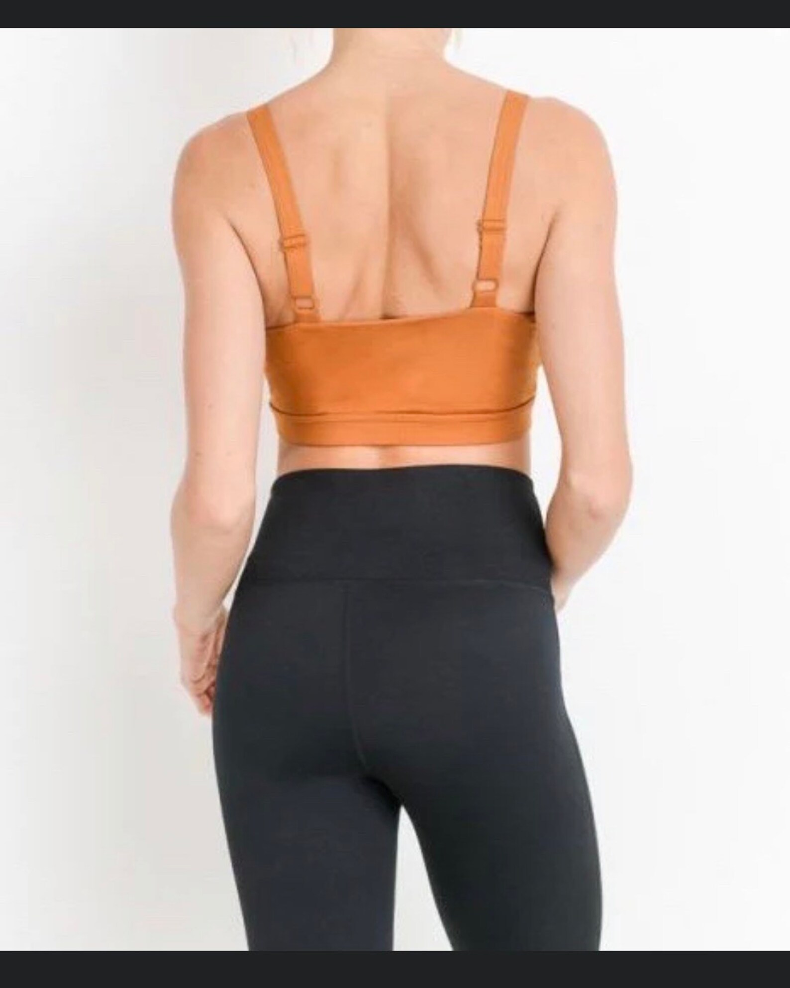 Strapped Overlapping Front Sports Bra - Etsy