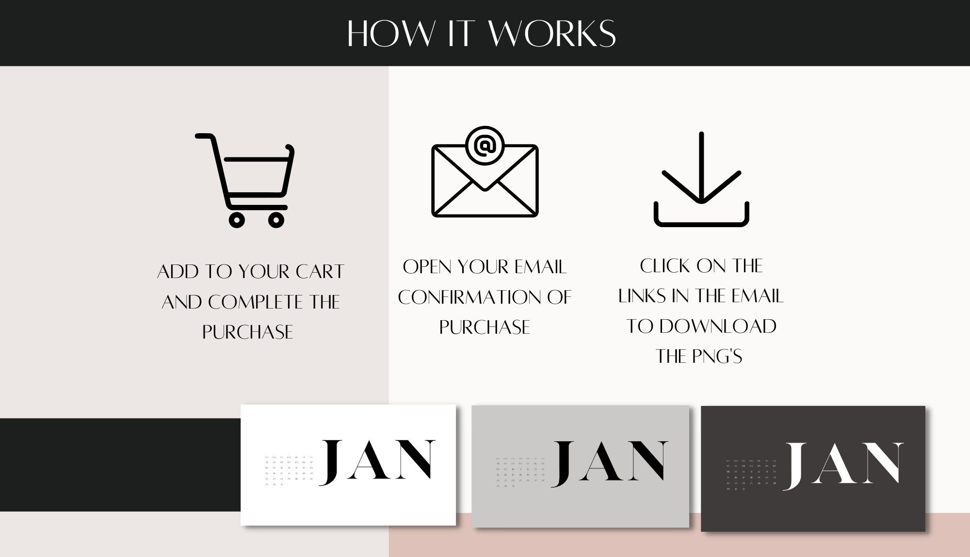 2023 Monthly Calendar Desktop Wallpaper Bundle Desktop - Etsy