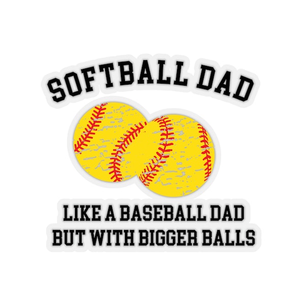 Softball Car Decal - Etsy