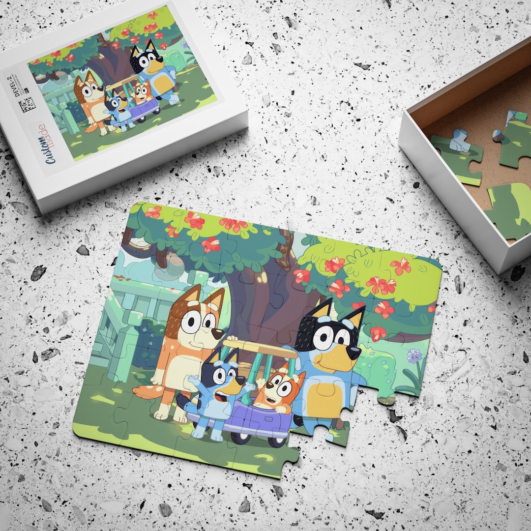 Bluey Kids' Puzzle (30pcs) - Etsy