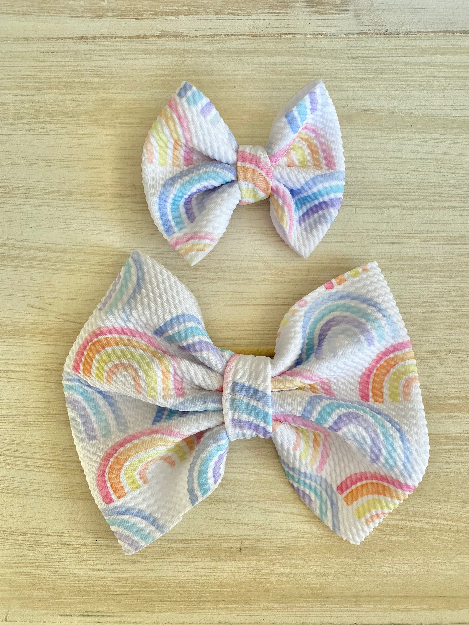Boho Rainbow Hair Bow Boho Rainbow Baby Nursery Boho Rainbow - Etsy