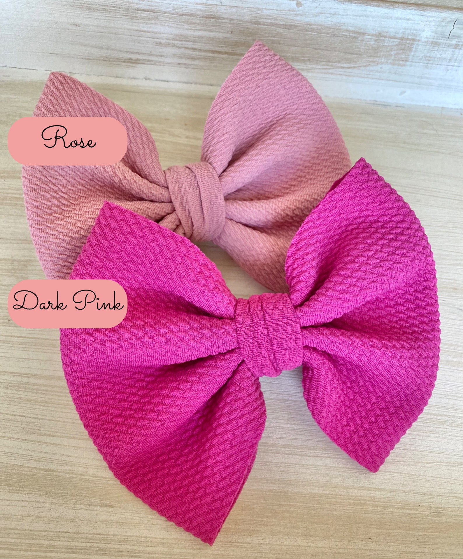 Personalized Pink Hair Bow for Baby Name Bow Headband Girl Initials ...