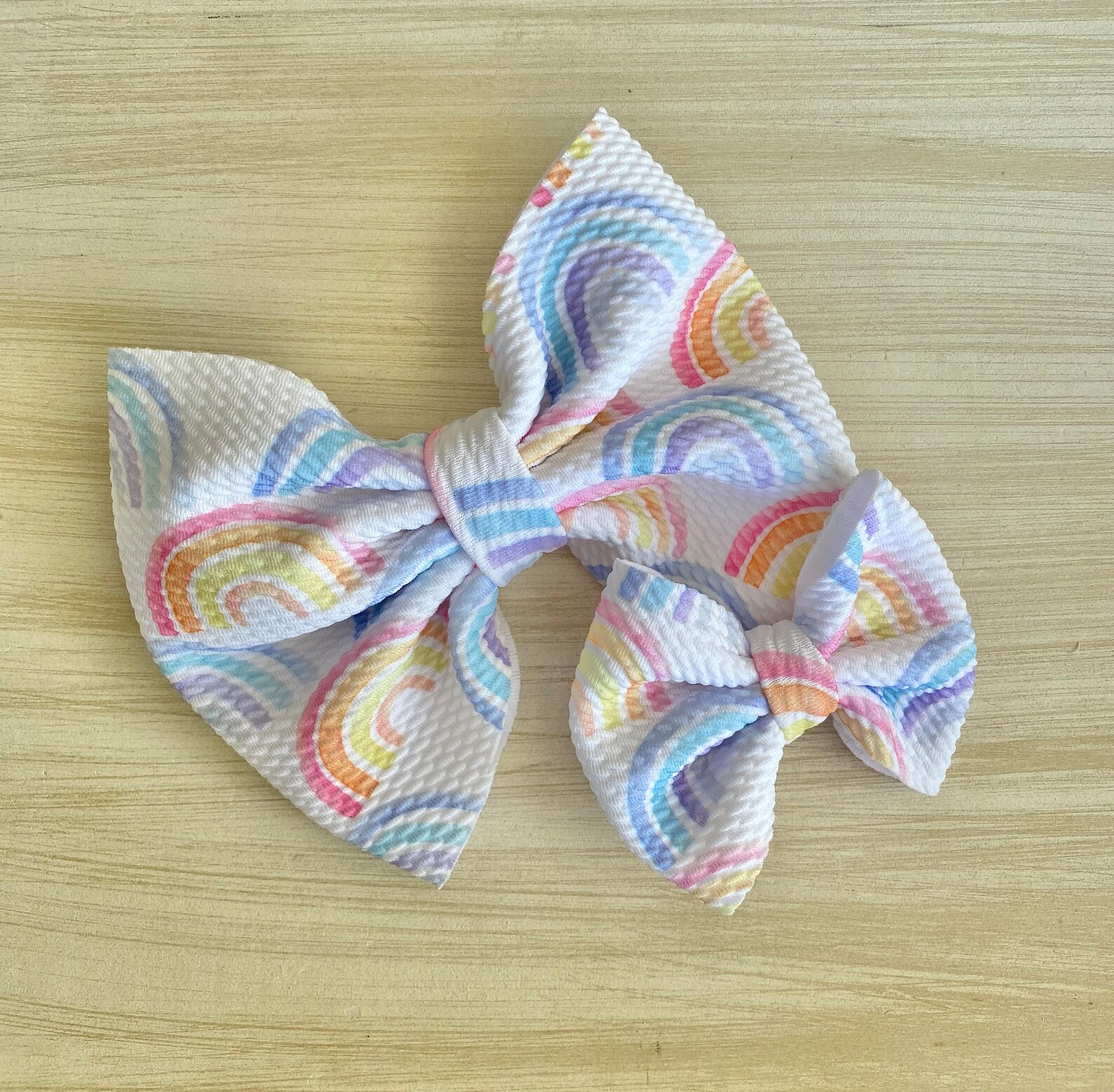Boho Rainbow Hair Bow Boho Rainbow Baby Nursery Boho Rainbow - Etsy