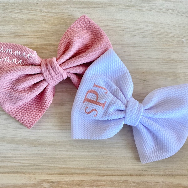 Bow Monogram - Etsy