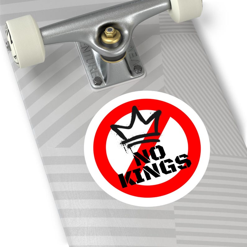 No Kings: Pro-democracy Protest Vinyl Sticker - Etsy