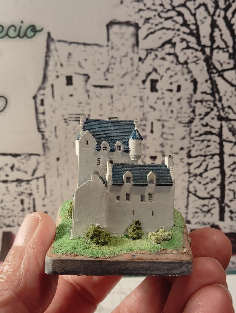 Aldie's Scottish Castle at 1/500 Scale for Collection. Miniature Aldie ...