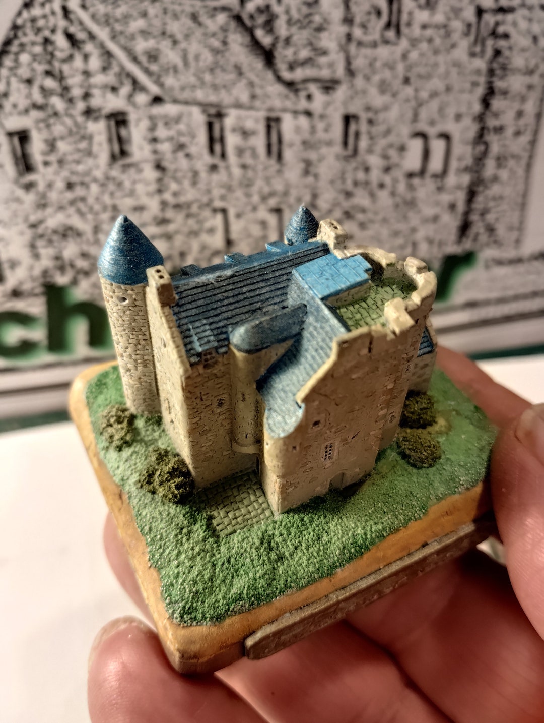 Inchdrewer Castle in Scotland at 1/500 Scale for Collection. Miniature ...