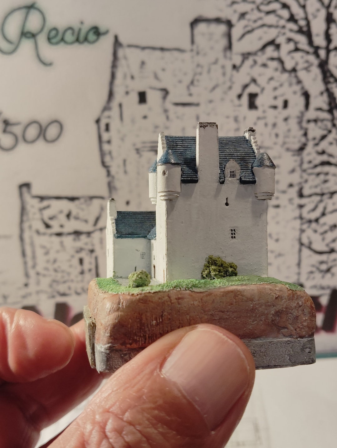 A 1/500 Scale Scottish Aldie Castle for Collection. - Etsy