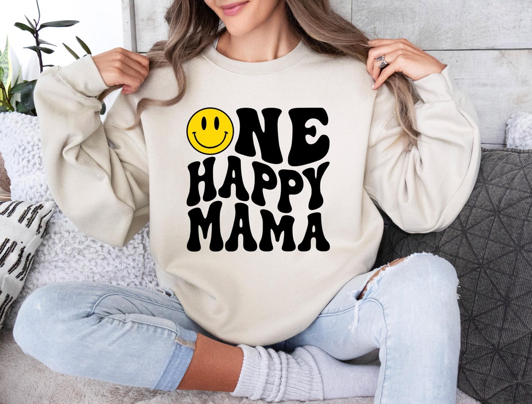 One Happy Mama Birthday Shirts, 1st Birthday, Smiley Face Matching ...