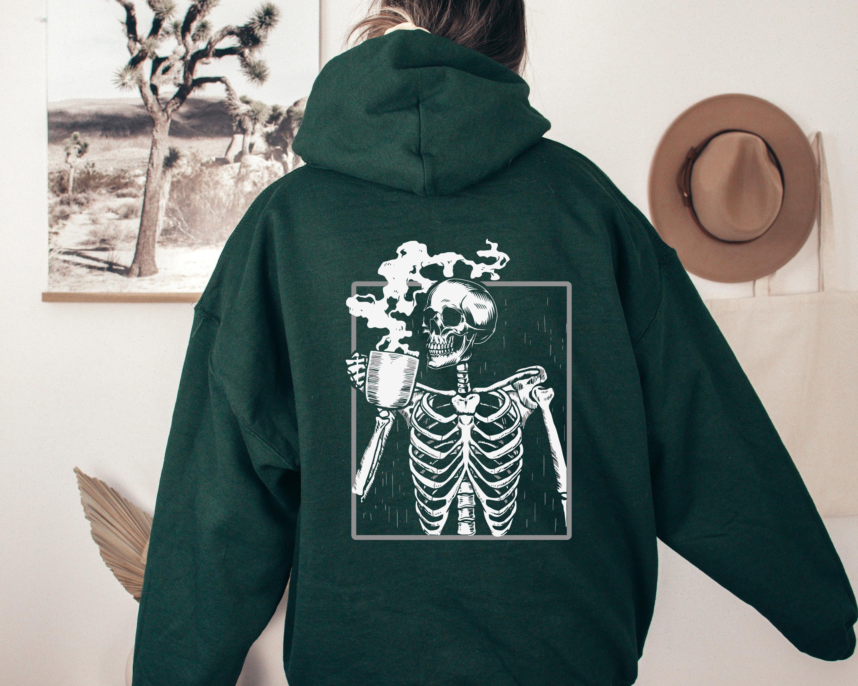Skeleton Hoodie, Skeletons Halloween Hoodie, Skull Hoodie, Halloween ...