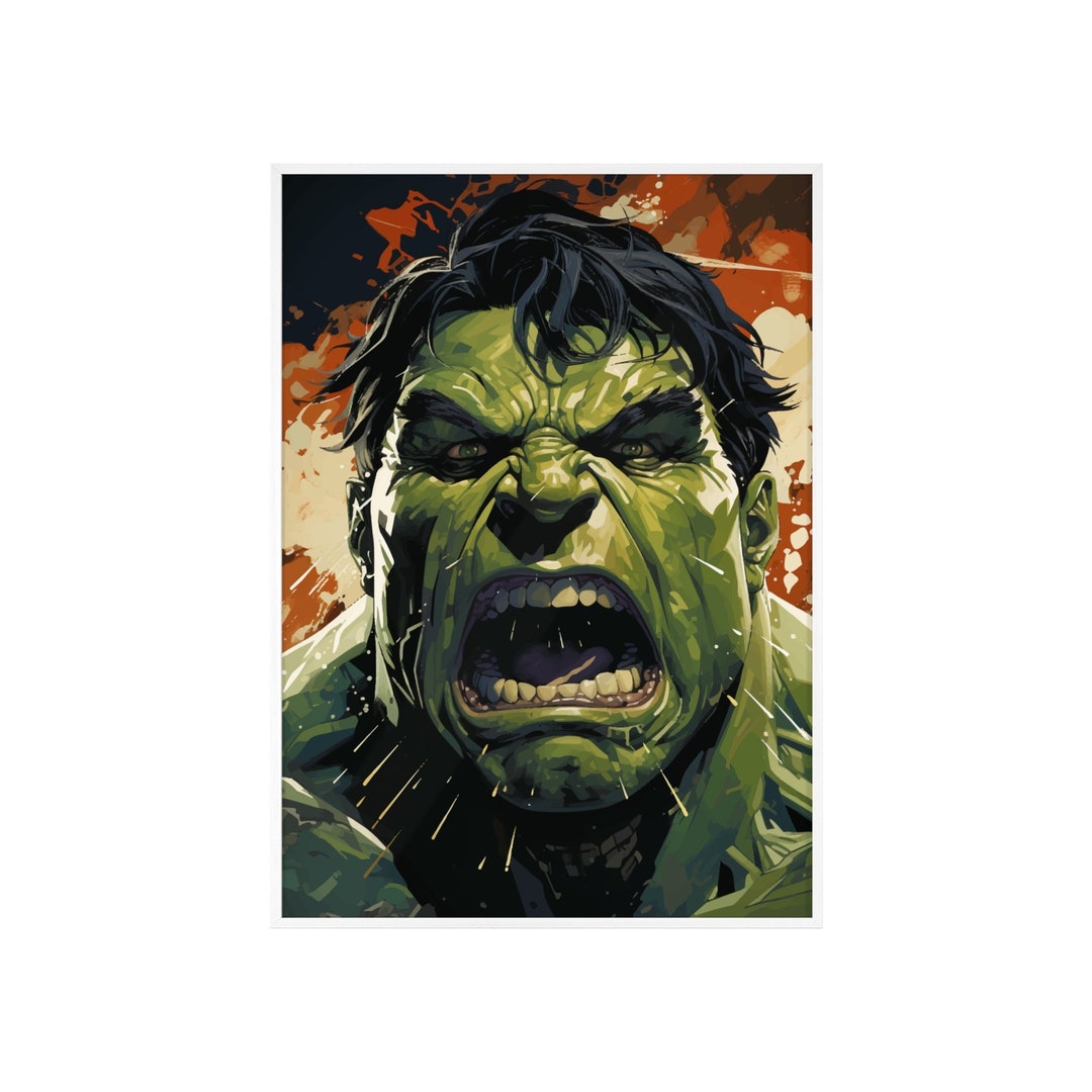 The Hulk Poster Unleash the Power of the Incredible Hulk - Etsy