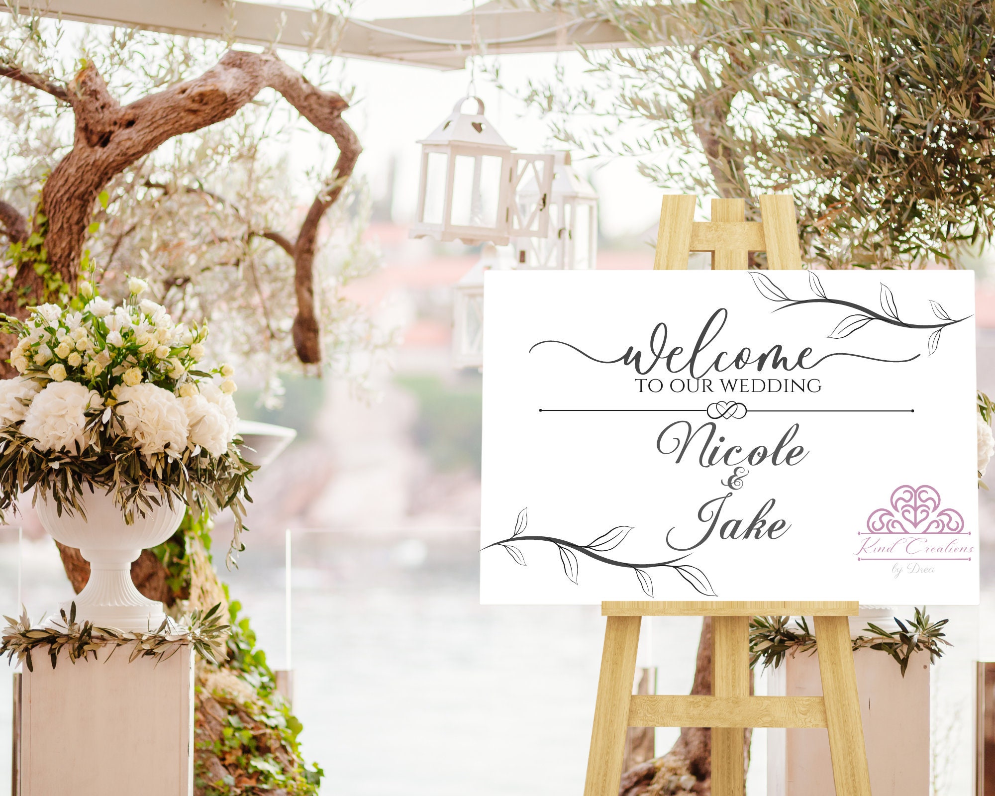 Custom Wedding Sign SVG, Welcome Sign Template (digital Download) - Etsy