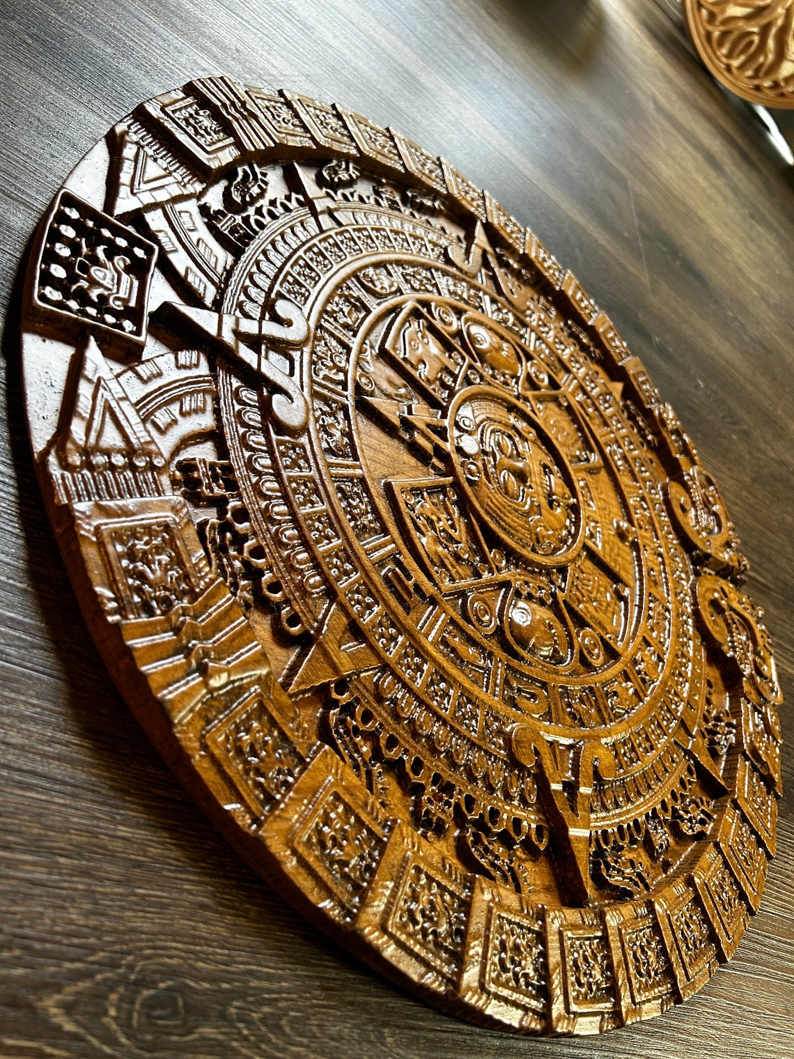Aztec Wood Carving - Etsy