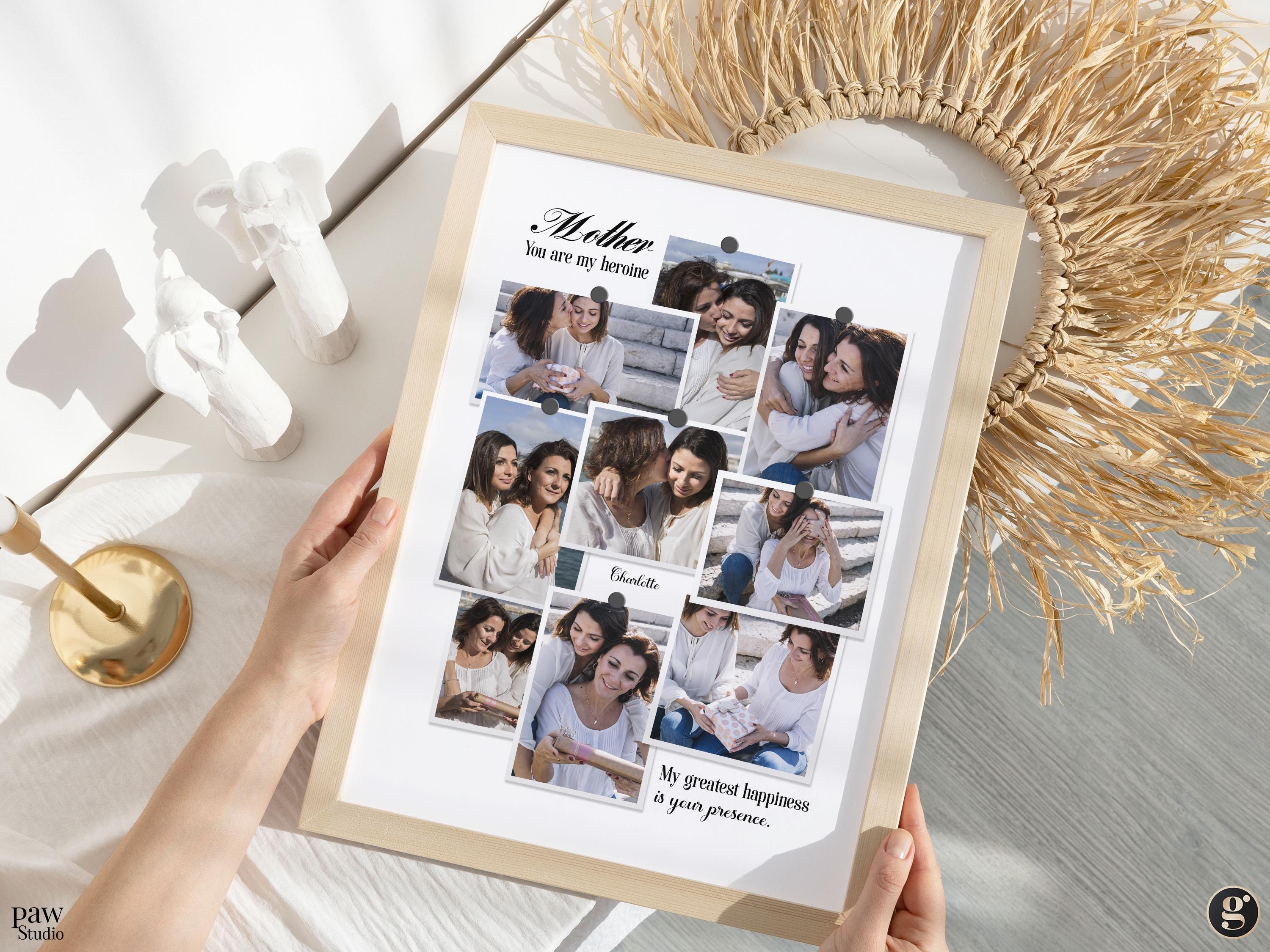 Mother Photo Frame Collage Template 20, Printable Photo Grid, Digital ...