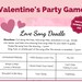 Printable Valentine's Day Game | Pictionary Name That Tune | Party Game ...