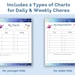 Kids Chart Bundle - Outer Space Themed | Printable Checklists Including ...