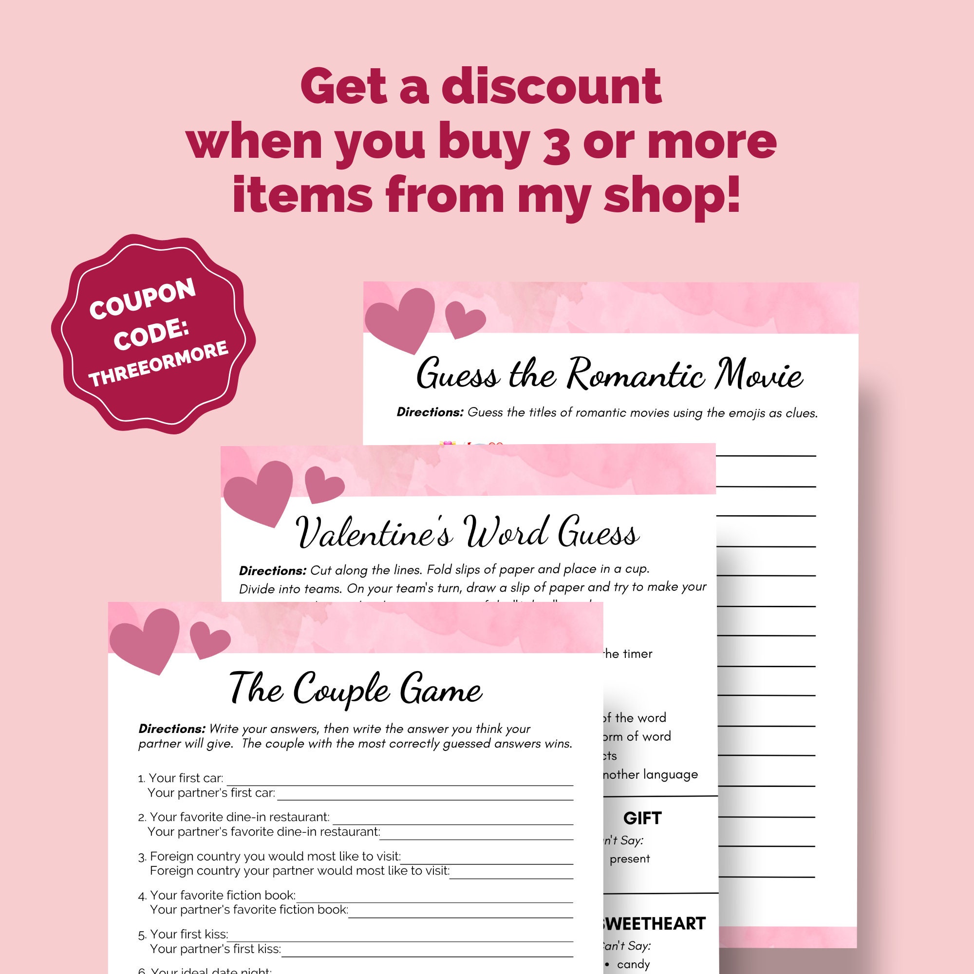 Valentine's Day Game | Printable FIND SOMEONE WHO Ice Breaker Game ...