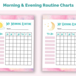 Kids Chart Bundle - Princess Themed | Printable Checklists Including ...