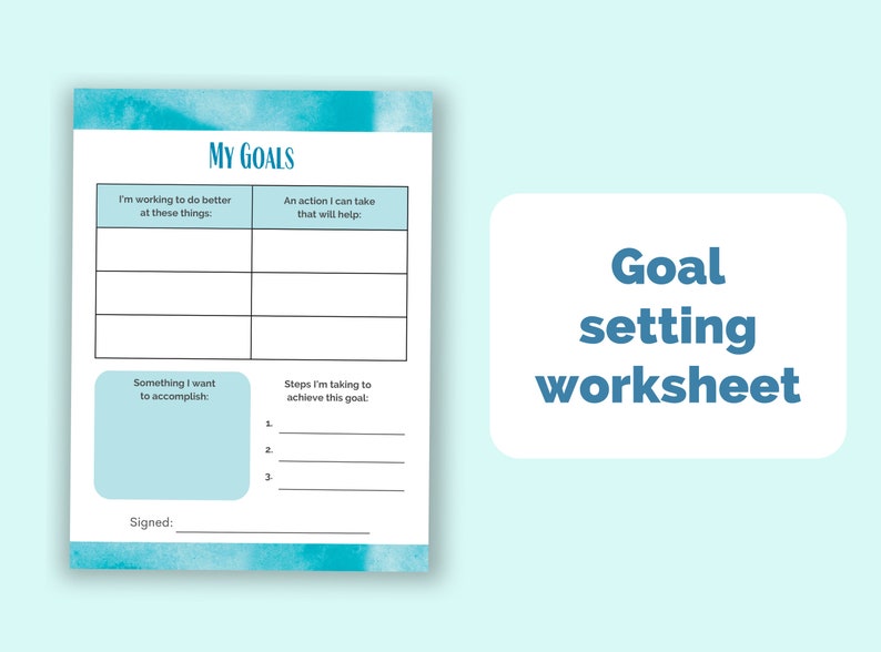 Kids Chart Bundle - Ocean Themed | Printable Checklists Including Chore ...