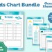 Kids Chart Bundle - Ocean Themed | Printable Checklists Including Chore ...