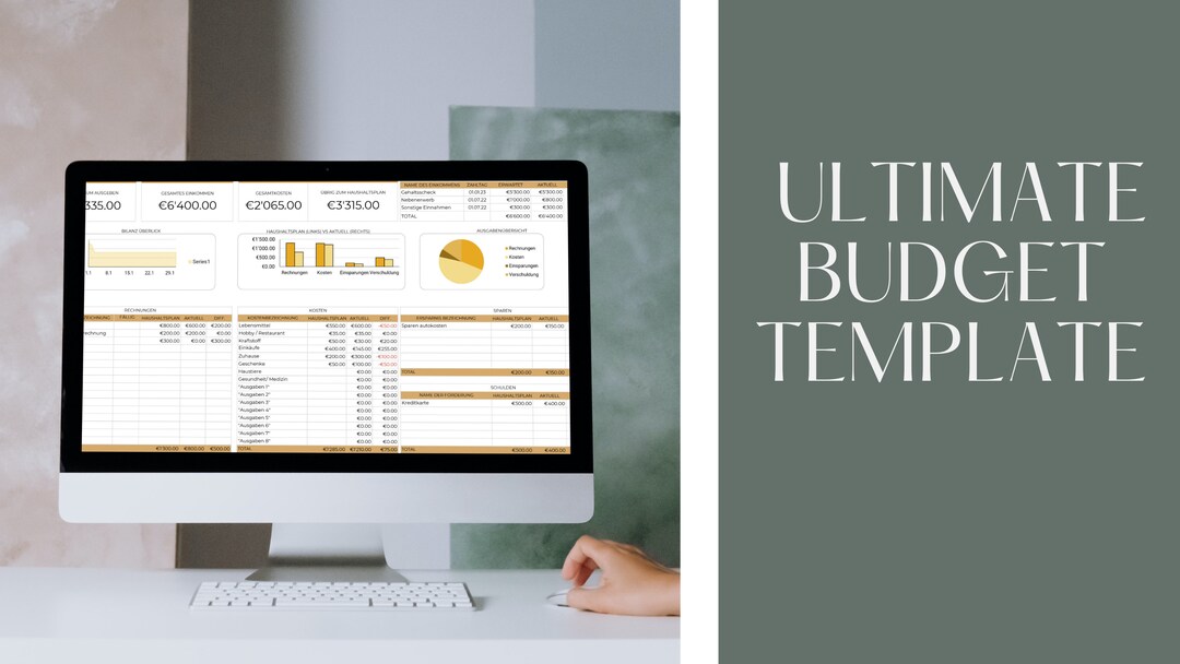 Budget Planning Tool | Monthly Expense Calculator - Etsy