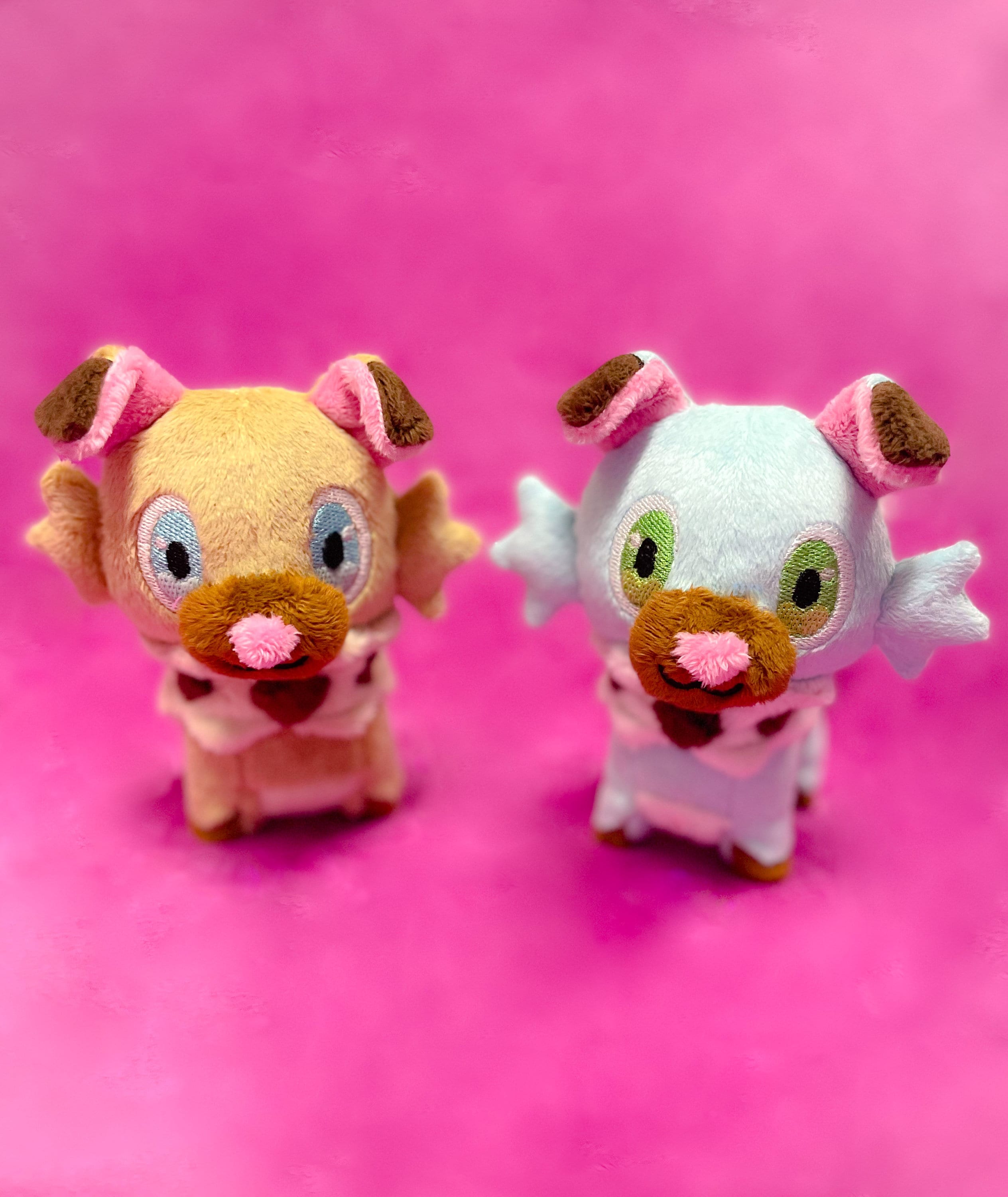 Mini Normal Shiny Rock Ruff Poke Dog Plush - Etsy
