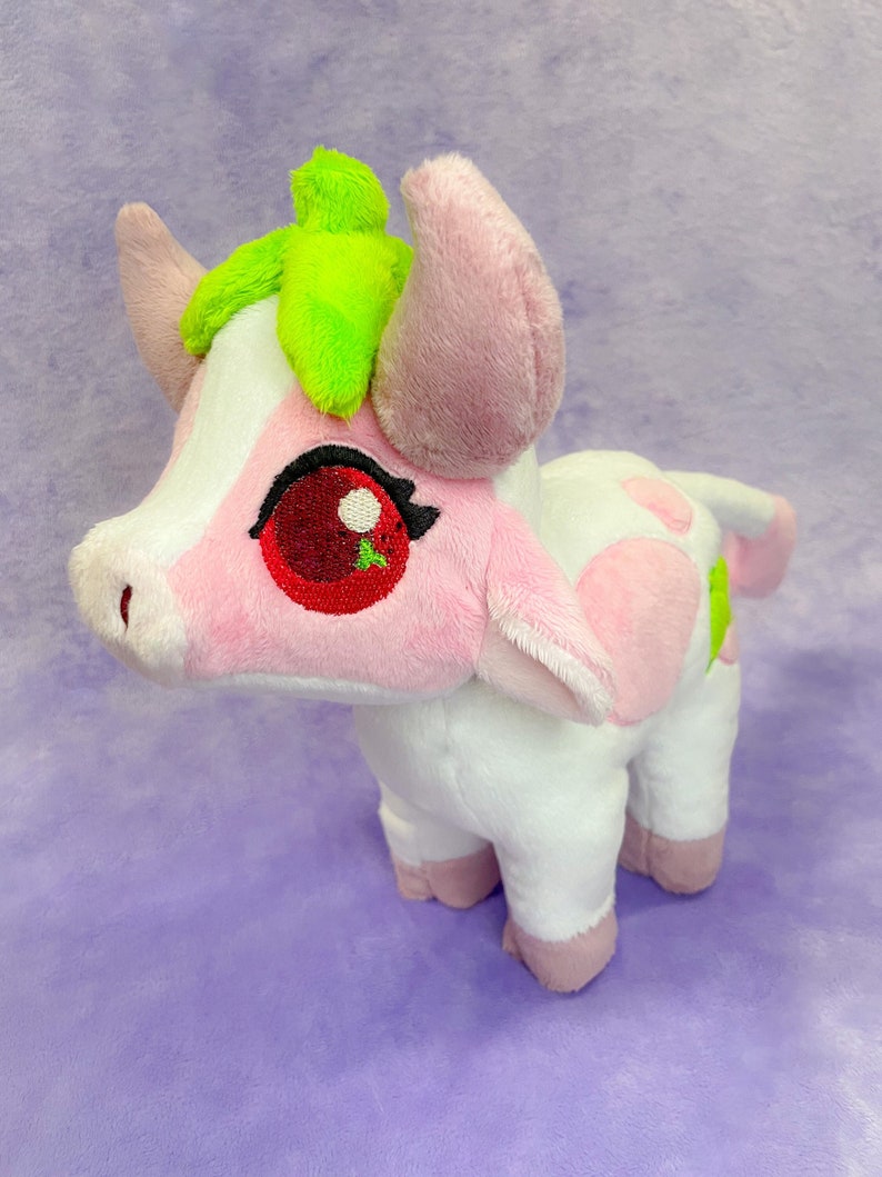 Strawberry Fresca Moo Cow Plush Toy - Etsy