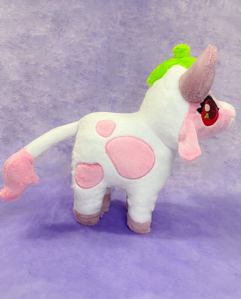 Strawberry Fresca Moo Cow Plush Toy - Etsy