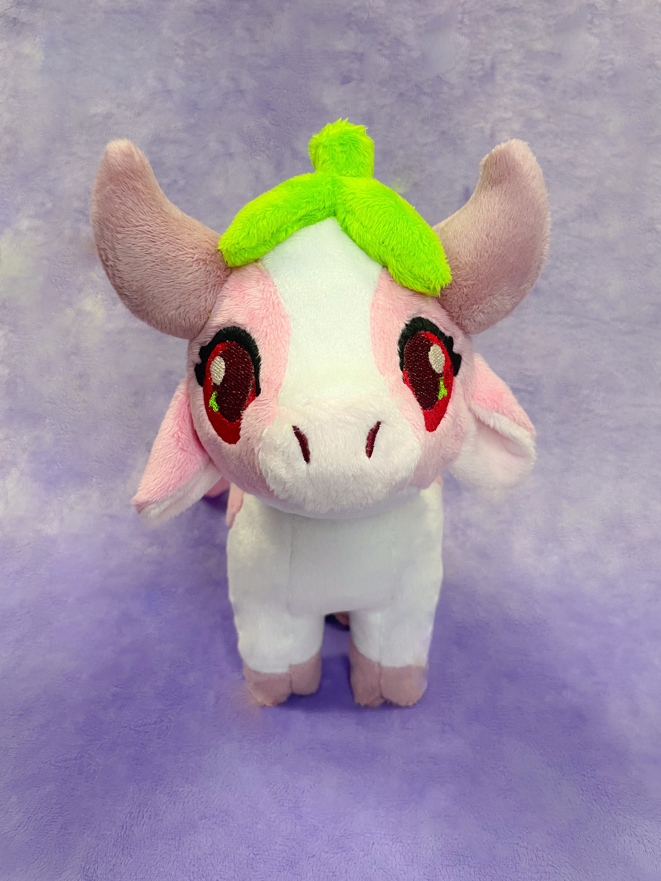 Strawberry Fresca Moo Cow Plush Toy - Etsy