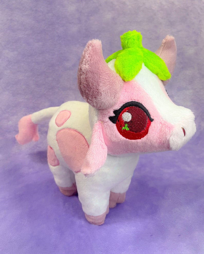 Strawberry Fresca Moo Cow Plush Toy - Etsy