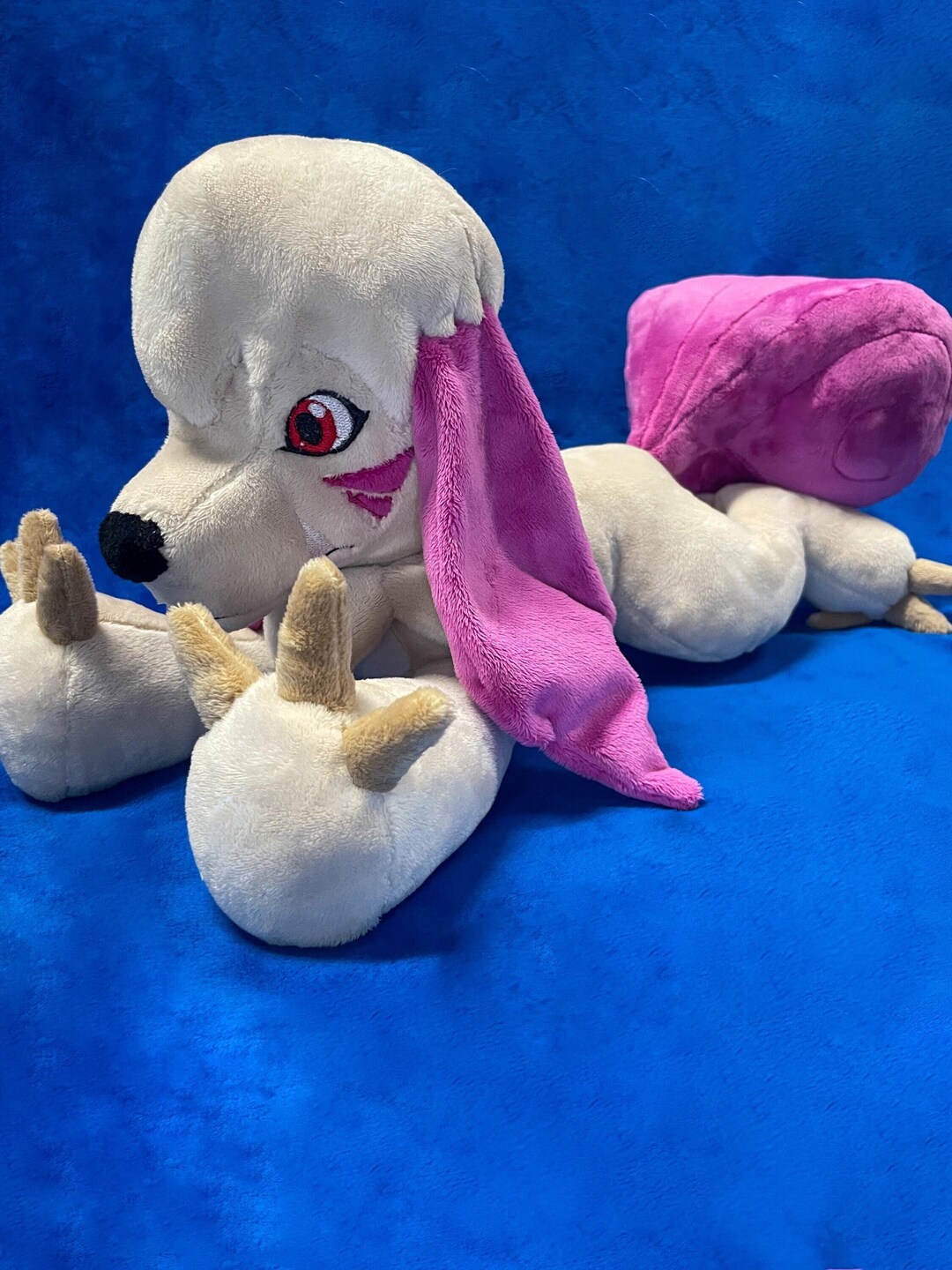 Large Digital Monster Labrador Dog Laying Down Plush Stuffed Animal - Etsy