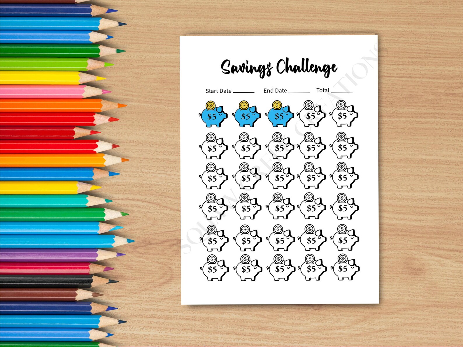 Printable Savings Journal Page -bujo Bullet Journal Money Tracker ...