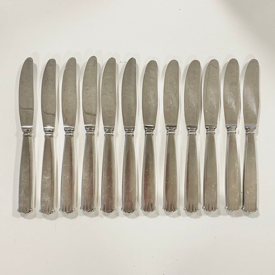 Set of 12 Mid Century Modern Vintage Knives With Beautiful Pattern ...
