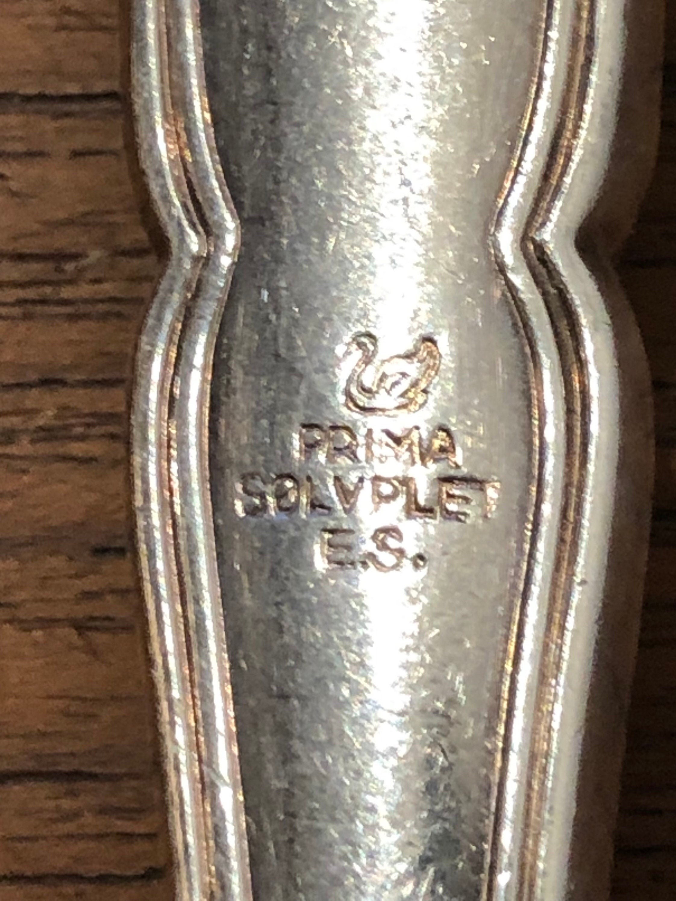 Set of Six leonora Christine Silverplate Lunch Knives Danish Modernist ...